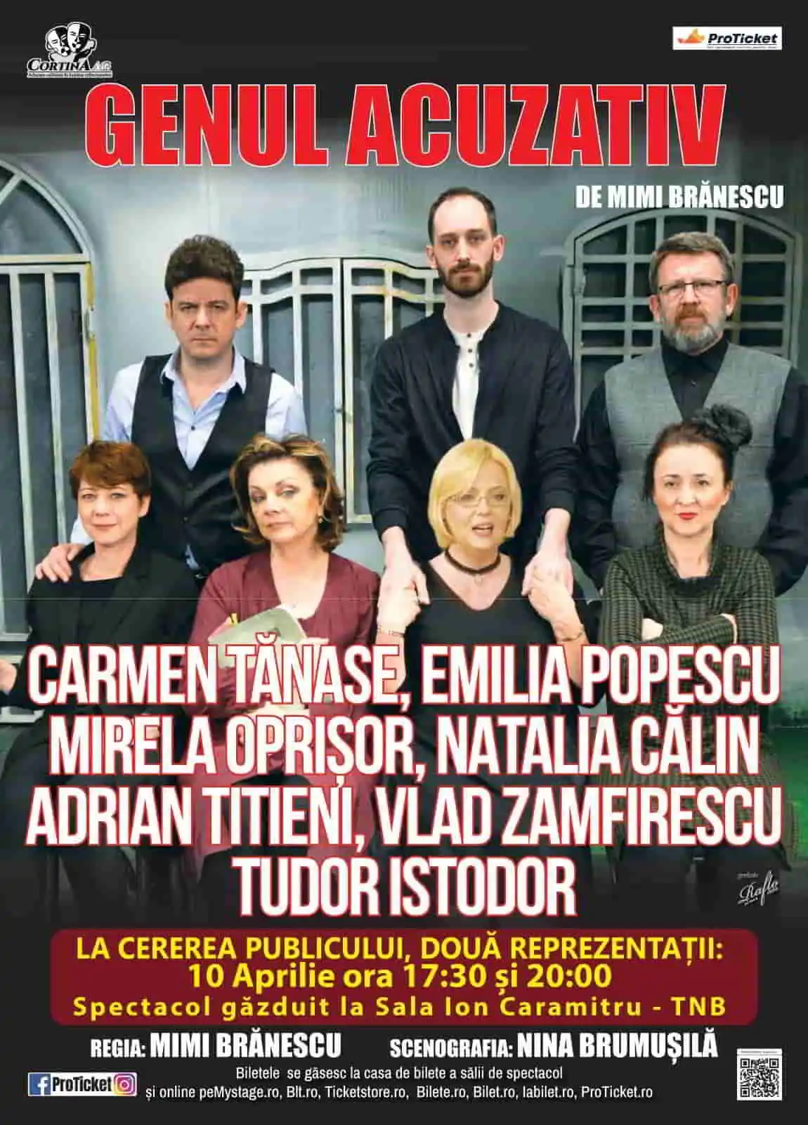 Cumpara Bilete la GENUL ACUZATIV | BUCURESTI | TEATRU | 10 APRILIE ORA ...